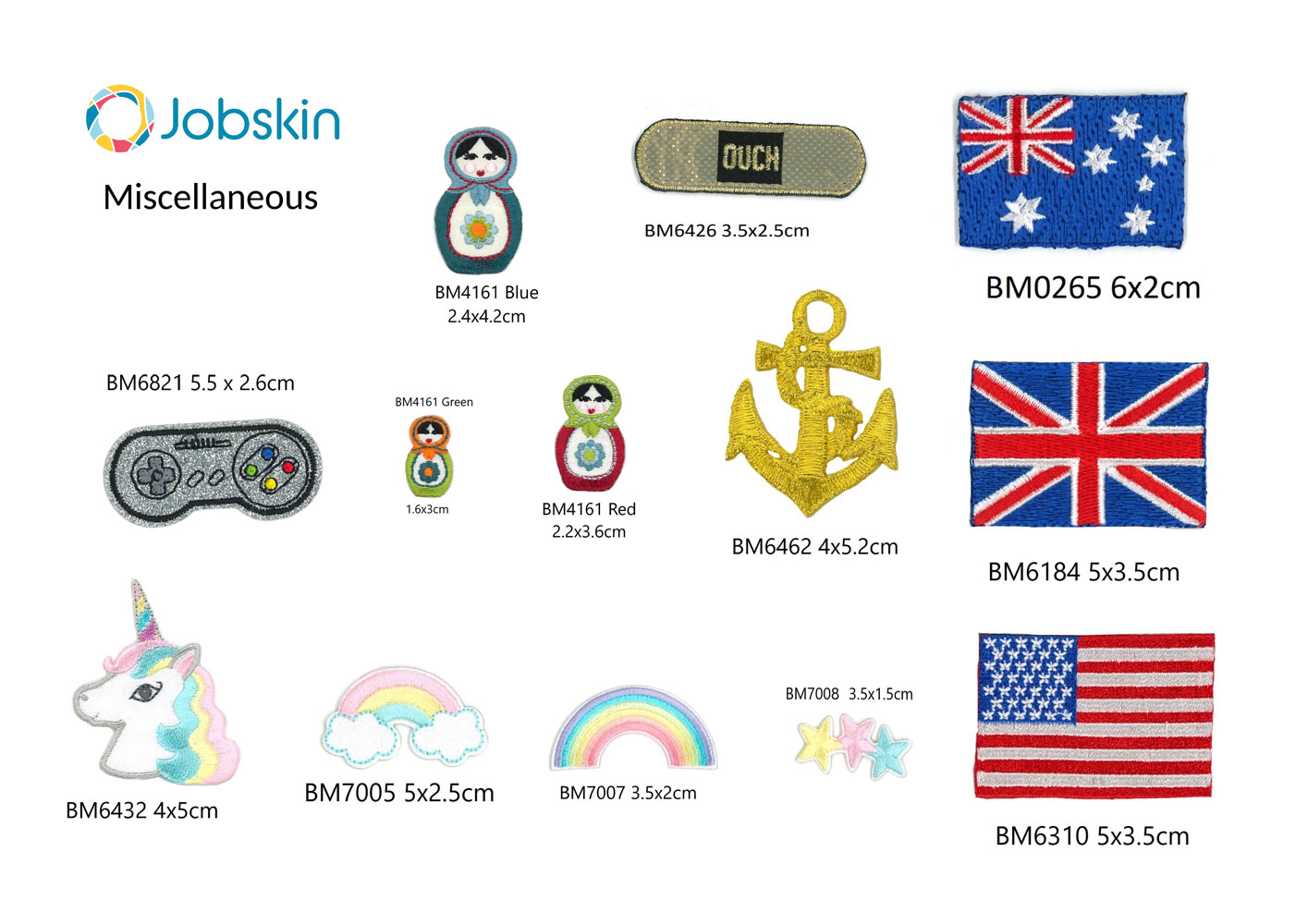 Garment Personalisation - Jobskin Australia & New Zealand